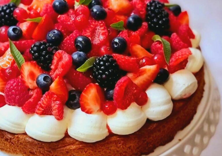 Recette : Tarte aux fruits rouges sur sablé breton - Lorminy